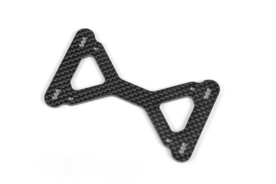 X10'15 GRAPHITE 2.5MM ARM MOUNT PLATE, X371061 - RCSpeedshop